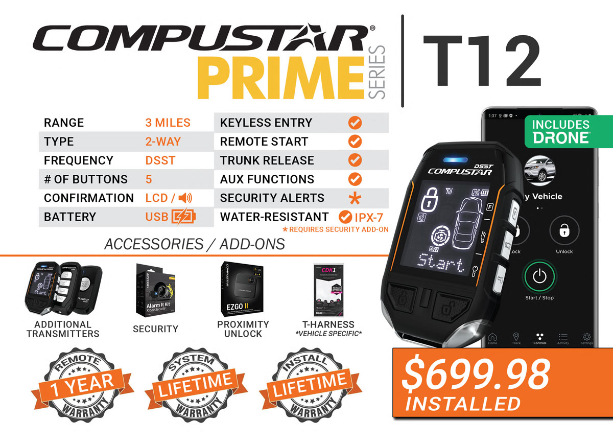 CompuStar RFX-2WT12-SS, RFX-P2WT12-SS Remote Start | Brooklyn Park & St ...
